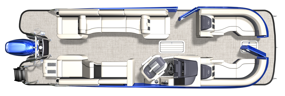 Reserve Pontoon Boat Floorplans | Barletta Pontoon Boats